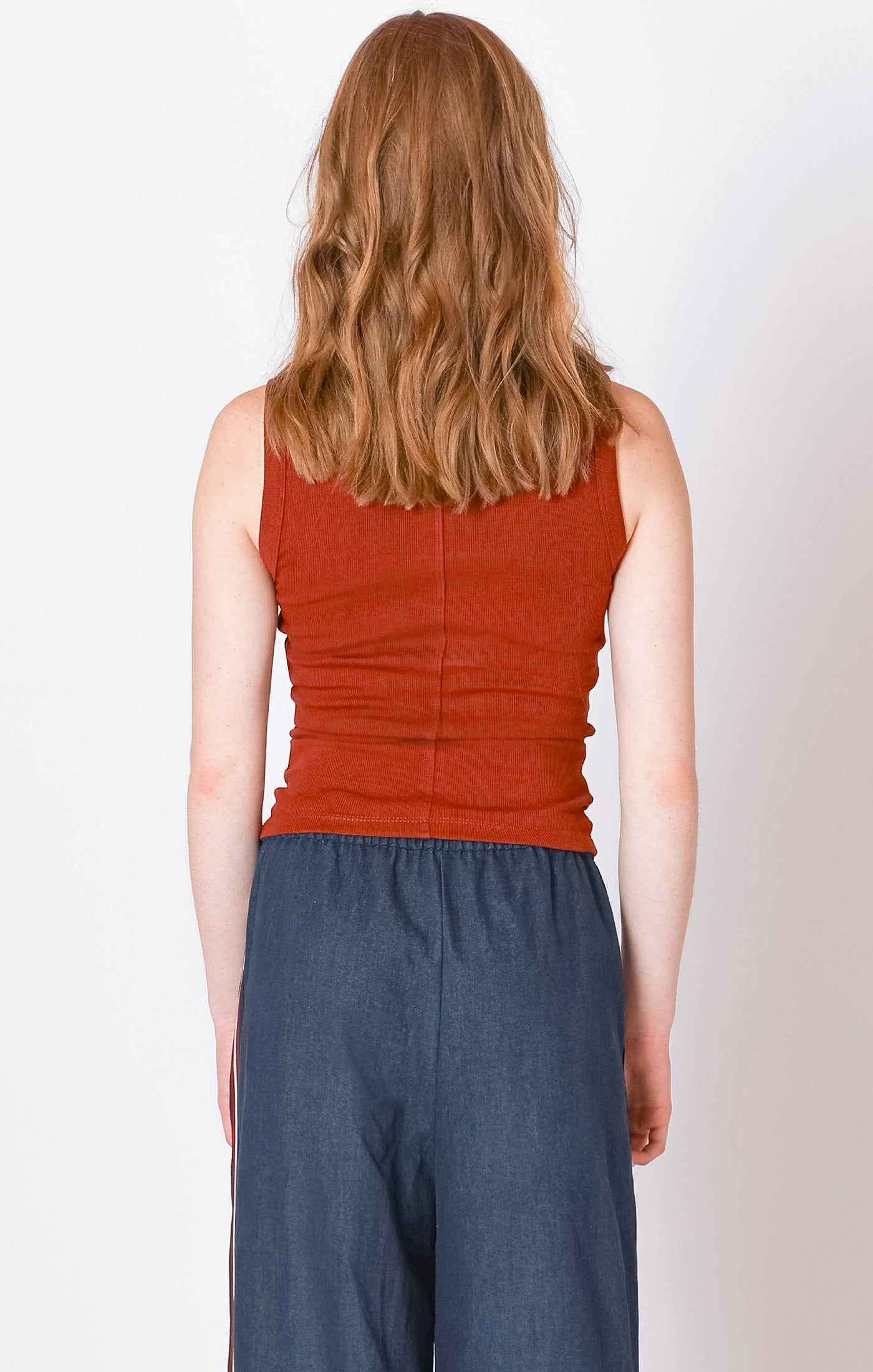 BURNT ORANGE RIBBED TANK – Vivacious Clothing and Day Spa